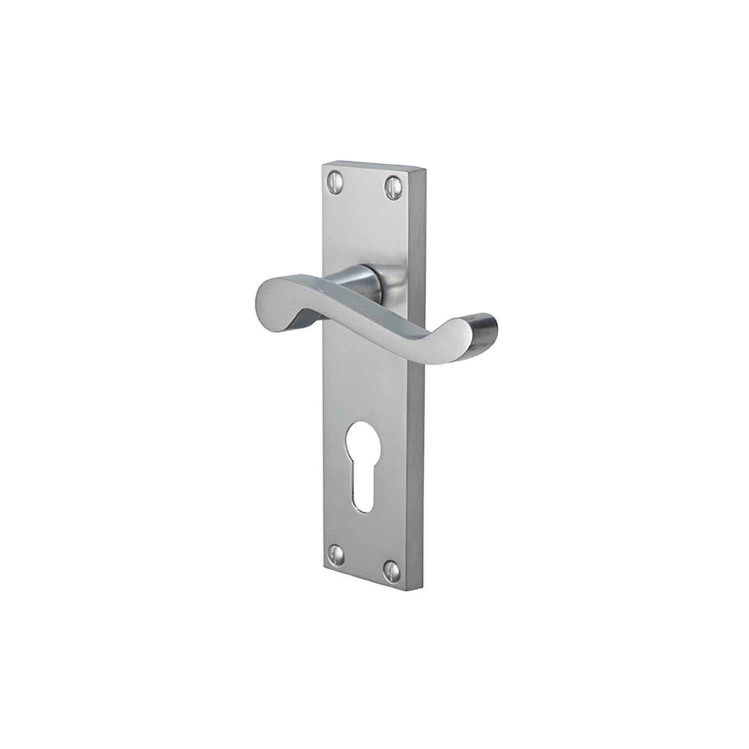 Perry 150mm Vision Pegasus Victorian Scroll Lever Euro Cylinder Handles ...